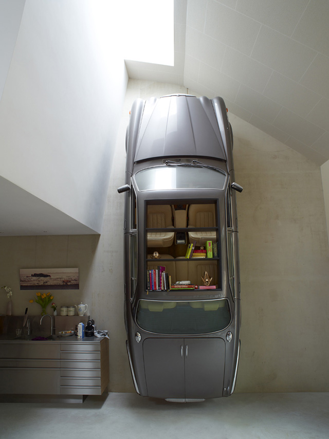Wohnideen einrichten » Ein Auto im Haus!